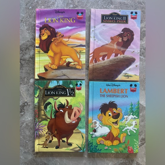 Disney | Other | Disney Lion King Lambert The Sheepish Lion Books Set ...